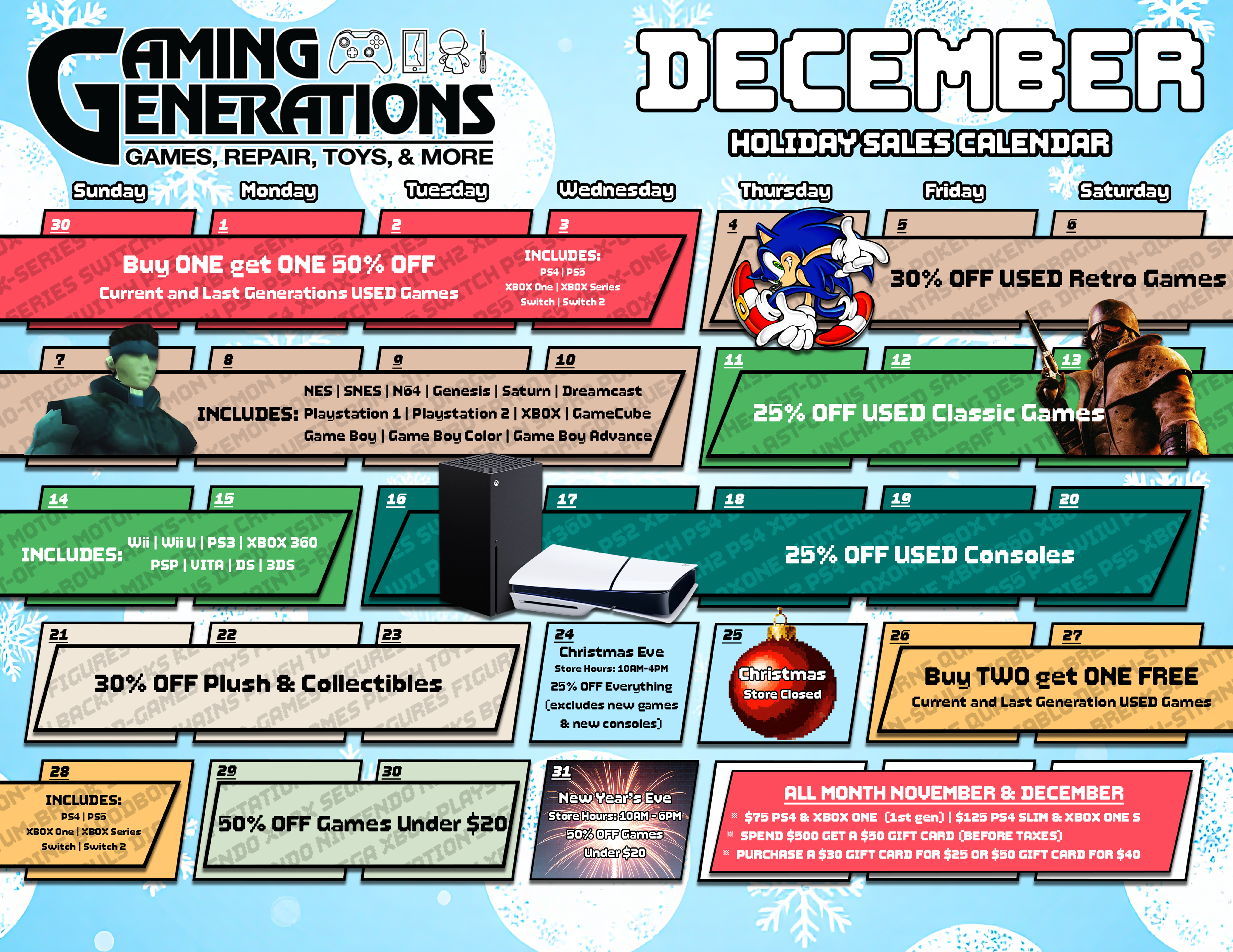 Gaming Generations Event Services, Repairs, & Local Game Shop